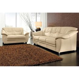 Sit & More sit&more Polstergarnitur &raquo;Savona, B: 148 bzw. 198 cm&laquo; Set: 2- & 3er-Sofa, mit Federkern beige