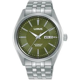 Lorus Herren Lorus Automatikuhr &raquo;Classic&laquo; Armbanduhr, Herrenuhr, Mechanische Uhr, Edelstahlarmband, analog, Tag silber