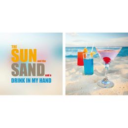 queence Leinwandbild &raquo;Sun & Sand&laquo; Canvas, Holzrahmen