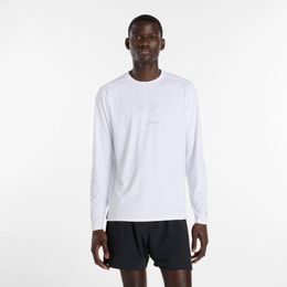 New Balance Shirt 'Reflective Poly Long Sleeve T-Shirt' male White size S