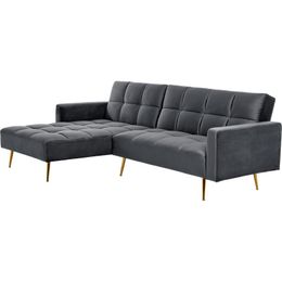 Jahnke Ecksofa &raquo;CHILLAX POSH CORNER&laquo; mit Schlaffunktion, wechselseitig montierbar, 244 x 150 cm