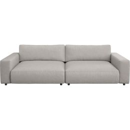 Musterring Big-Sofa &raquo;LUCIA&laquo; in vielen Qualit&auml;ten und 4 unterschiedlichen N&auml;hten, 2,5-Sitzer beige Flachgewebe FLORIS (100% Polyester);Flachgewebe VALMONT (60% 