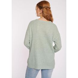 Haily's Haily&rsquo;s Damen HaILY&rsquo;S Strickpullover &raquo;LS P VK Pi44pa&laquo; gr&uuml;n M