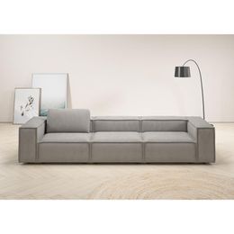 Home Affaire 3,5-Sitzer &raquo;Watertown, modernes Big-Sofa XXL, 336 cm Breite, auch in Feincord&laquo; Riesiges Designersofa mit viel Platz & weichen Bez&uuml;gen in 
