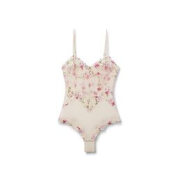 Intimissimi Body 'Pretty Flowers' Damen Gr&ouml;&szlig;e S ecru / oliv / magenta