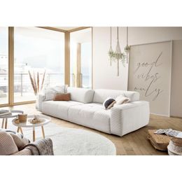 3C Candy Big-Sofa &raquo;Yoshy Mega Sofa mit Komfortfunktionen, modern und bequem,&laquo; Zwei Sitztiefen durch verstellbare R&uuml;ckenlehne, Bezug in Cord wei&szlig; 88% 