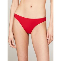 Tommy Hilfiger Swimwear Damen Bikini-Hose &raquo;BRAZILIAN&laquo; in Unifarbe rot XL (42/44), N-Gr