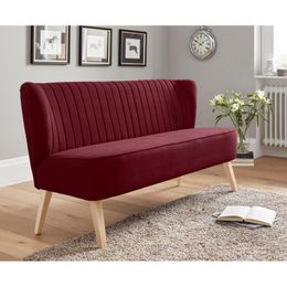 Home Affaire 2-Sitzer &raquo;Campi&laquo; bequemes K&uuml;chensofa, frei im Raum stellbar rot 92% Polyester, 8% Nylon