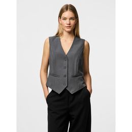 Pieces Damen Pieces Anzugweste &raquo;PCBOZZY VEST NOOS EXP BC&laquo; grau XS