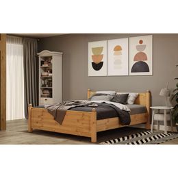 OTTO home Massivholzbett &raquo;Mila, hohe Belastbarkeit Jugendbett,! FSC zertifiziertes Massivholz&laquo; Breite/Belastbarkeit 180cm/220 KG, 140cm/180 KG, 90cm/=