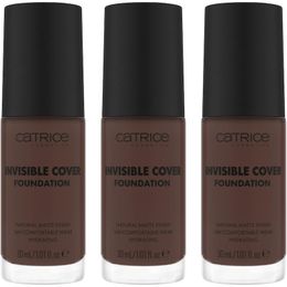 Catrice Damen Foundation &raquo;Invisible Cover Foundation&laquo; mit langanhaltendem Finish braun