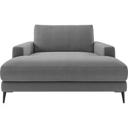 Home Affaire Chaiselongue &raquo;Downtown Loungem&ouml;bel zum Relaxen, B/T/H: 132/170/84 cm&laquo; auch in Boucl&eacute;, Cord und Easy care - leicht mir Wasser zu reinigen 
