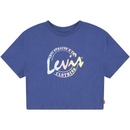 Levi's Kids M&auml;dchen Levi's Kids T-Shirt &raquo;MEET AND GREET SCRIPT&laquo; for GIRLS blau 4 (104)