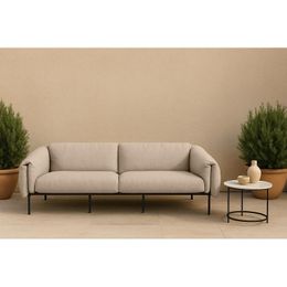 Home Affaire 3-Sitzer &raquo;Lumi&laquo; Outdoor Gartensofa, wetterfeste Materialien, Breite 228 cm wei&szlig; 100% Polip