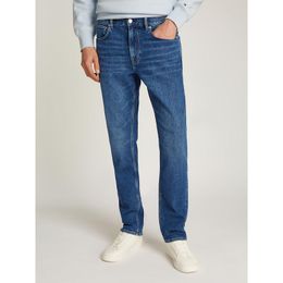 Tommy Hilfiger Herren Straight-Jeans in blauer Waschung blau 36, L&auml;nge 32