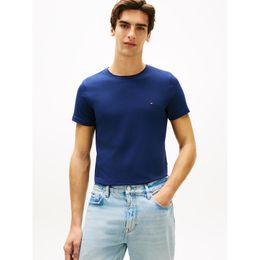 Tommy Hilfiger Herren T-Shirt &raquo;STRETCH SLIM FIT&laquo; unifarben, casual, slim fit, Baumwollmix, Rundhals M