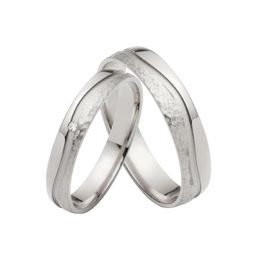 Firetti Unisex Trauring &raquo;Schmuck Geschenk Gold 750 Hochzeit Ehering "LIEBE"&laquo; Made in Germany, wahlweise mit oder ohne Brillant wei&szlig;