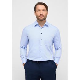 Eterna Herren Langarmhemd &raquo;COMFORT FIT&laquo; NON IRON (b&uuml;gelfrei) blau 45, Normalgr&ouml;&szlig;en