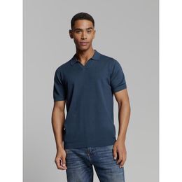 NO EXCESS Herren NO EXCESS T-Shirt &raquo; Poloshirt mit kurzen &Auml;rmeln&laquo; blau 3XL