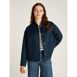 Tommy Hilfiger Damen Bomberjacke &raquo;DF WOOL BOMBER JACKET&laquo; mit Wollanteil blau 46