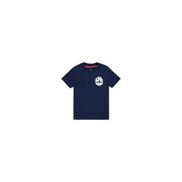 Alpha Industries Jungen T-Shirt &raquo;Logo Backprint T-Shirt K&laquo; blau 134/140