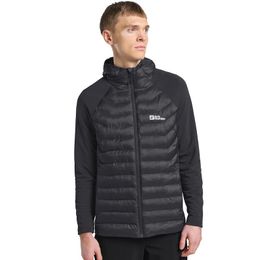 Jack Wolfskin Damen Hybridjacke &raquo;ROUTEBURN PRO HYBRID M&laquo; mit Kapuze schwarz S (48)