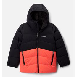 Columbia Damen Winterjacke &raquo;Arctic Blast II Jacket&laquo; mit Kapuze F&uuml;r Kinder, mit Rei&szlig;verschlusstaschen schwarz M (140/146)