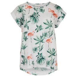 Apricot Shirt Damen Gr&ouml;&szlig;e XXL gr&uuml;n / orange / wei&szlig;