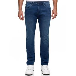 INDICODE Herren Regular-fit-Jeans &raquo;INCoil&laquo; Baumwollmischung, regular fit blau 38, L&auml;nge 34