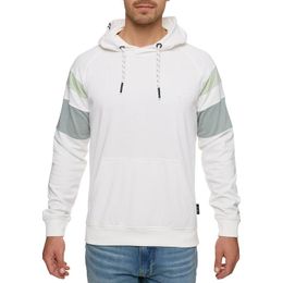 INDICODE Herren Hoodie &raquo;INHuman&laquo; wei&szlig; M