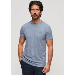 Superdry Herren Rundhalsshirt &raquo;ESSENTIAL LOGO EMB TEE&laquo; blau 3XL