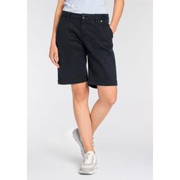 Herrlicher Damen Shorts &raquo;Lovley Short Satin Powerstrech&laquo; blau 28, N-Gr