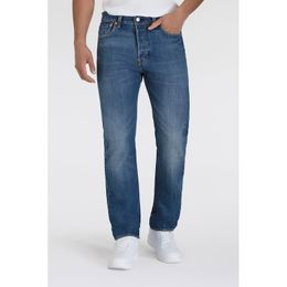 Levi's Levi's Herren Straight-Jeans &raquo;501 LEVI'S ORIGINAL&laquo; mit Markenlabel blau 36, L&auml;nge 30