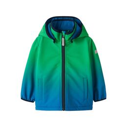 name it Jungen Outdoorjacke &raquo;NMMMALTA05 SOFTSHELL JACKET DIPDYE FO&laquo; mit Kapuze wasserdicht, atmungsaktiv und winddicht 92