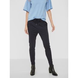 V&eacute;ro Moda Vero Moda Damen Jogger Pants &raquo;VMEVA MR LOOSE STRING PANT GA NOOS&laquo; hinten mit elastischem B&uuml;ndchen blau S (36), L&auml;nge 30