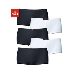 H.I.S. H.I.S Damen Panty 5er-Pack, aus elastischer Baumwoll-Qualit&auml;t schwarz-wei&szlig; 36