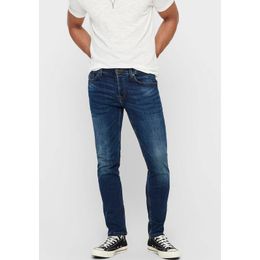 Only & Sons Only & Sons Herren ONLY & SONS Regular-fit-Jeans &raquo;ONSWEFT REGULAR MAT DNM NOOS&laquo; blau 29, L&auml;nge 32