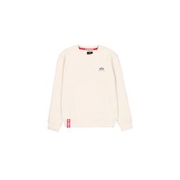 Alpha Industries Damen Sweater &raquo;Basic Sweatshirt SL&laquo; wei&szlig; 3XL