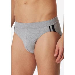 Schiesser Herren Rioslip &raquo;95/5&laquo; 3er-Pack, mit softem, tonalem Bund grau 5