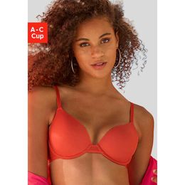 s.Oliver Damen s.Oliver Schalen-BH &raquo;Louise&laquo; mit nahtlos vorgeformten Cups orange 85, Cup B