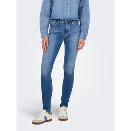 Only Damen Only Skinny-fit-Jeans &raquo;ONLBLUSH ICON COIN MID SK DNM CRO299NOOS&laquo; blau XL (42), L&auml;nge 32