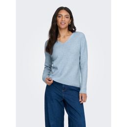 Only Damen Only V-Ausschnitt-Pullover &raquo;ONLCAMILLA V-NECK L/S PULLOVER KNT NOOS&laquo; Materialmix, regular fit S