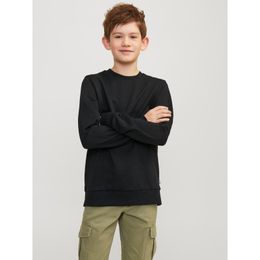 Jack & Jones Jack & Jones Junior Jungen Sweatshirt &raquo;JJEBRADLEY einfach kombinierbar, pflegeleicht&laquo;, Materialmix, regular fit schwarz 140