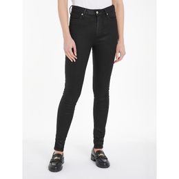 Tommy Hilfiger Damen Skinny-fit-Jeans &raquo;HARLEM U SKINNY HW CAL&laquo; mit Logo-Badge schwarz 26, L&auml;nge 30