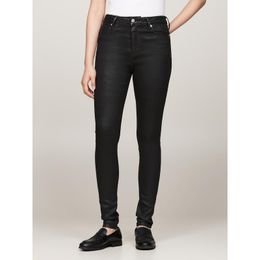 Tommy Hilfiger Damen Skinny-fit-Jeans &raquo;HARLEM U SKINNY HW CAL&laquo; mit Logo-Badge schwarz 26, L&auml;nge 28