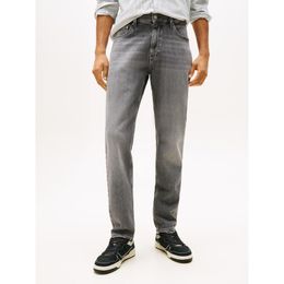 Tommy Jeans Herren Slim-fit-Jeans &raquo;Ryan Regular Slim Straight&laquo; Slim‐Straight‐Jeans aus hochwertigem Denim regul&auml;rer Leibh&ouml;he grau 32, L&auml;nge 32