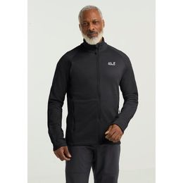 Jack Wolfskin Herren Fleecejacke &raquo;PEAK DISTRICT FZ M&laquo; schwarz S (48)