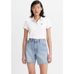 Levi's Levi's Damen Poloshirt &raquo;LEVI'S HM POLO&laquo; Piqu&eacute; aus elastischer Baumwollmischung wei&szlig; M (38)