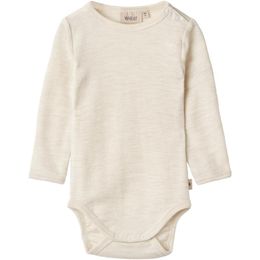 Wheat Jungen Wheat Langarmbody &raquo;Wool Body L/S Lucca&laquo; aus reiner Merinowolle 68, N-Gr