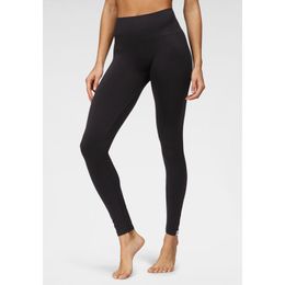 Calvin Klein Damen Leggings &raquo;CK WOMEN LEGGING 1P SEAMLESS&laquo; mit breitem Shapingbund schwarz-wei&szlig; M, N-Gr